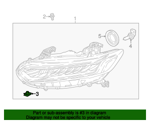 2002-2022 Honda Headlamp Assembly U-Nut 33105-S5N-C01 | OEM Parts Online