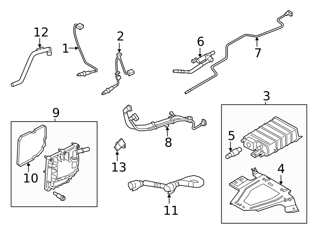 2021-2023 Ford Bronco Tank Pressure Sensor MB3Z-9G271-B | Blue Springs ...