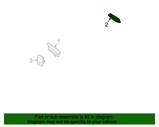 001-542-51-23-64 - Warning Device Mercedes-Benz USA Parts