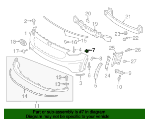 86699-2D000 - Bumper Cover Retainer Nut 2004-2025 Kia | Kia.Parts Store