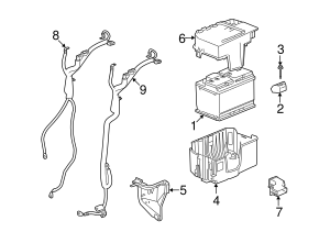 2006-2022 GM Communication Interface Module Battery 88861186 GM ...