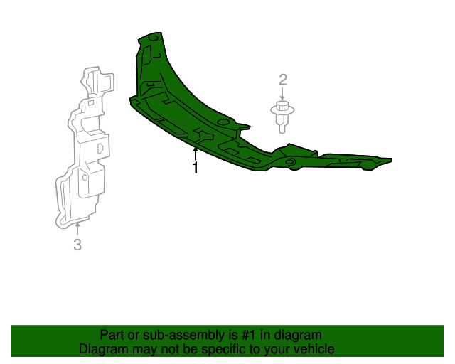 2013-2018 Lexus Radiator Support Access Cover 53295-33090 ...