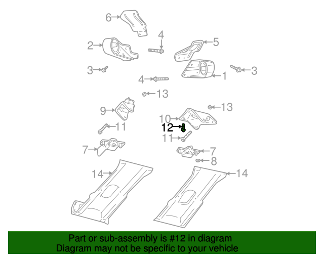 1997-2007 Mopar Screw 6033358 | TascaParts.com