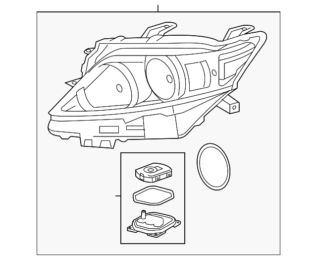 81145-48B10 - Composite Assembly - 2013-2015 Lexus | DiscMonster