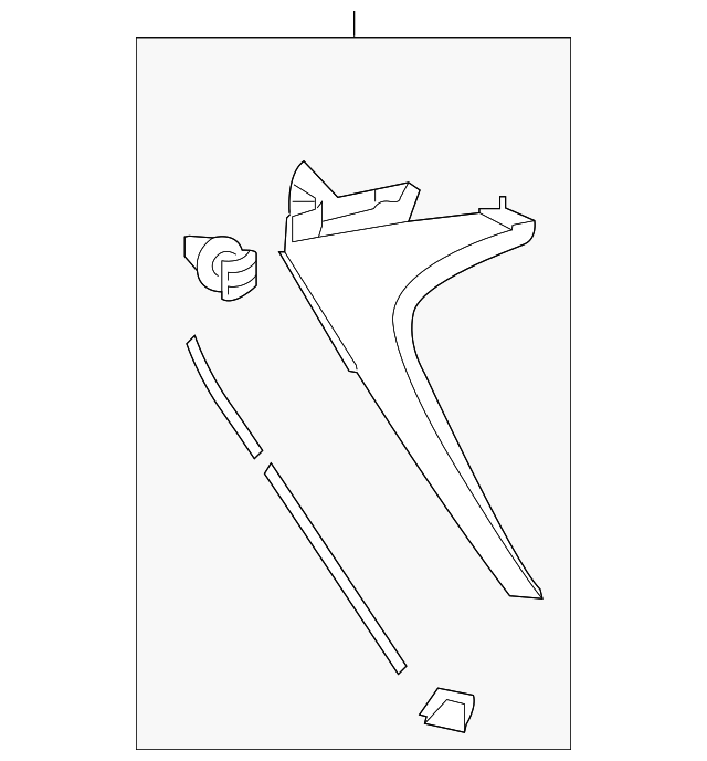 2015-2021 Lexus Side Spoiler 76087-78010 | Longo Lexus