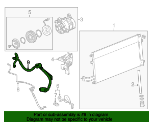 2015-2020 GM Auxiliary Air Conditioning Evaporator Hose Kit with Filter ...