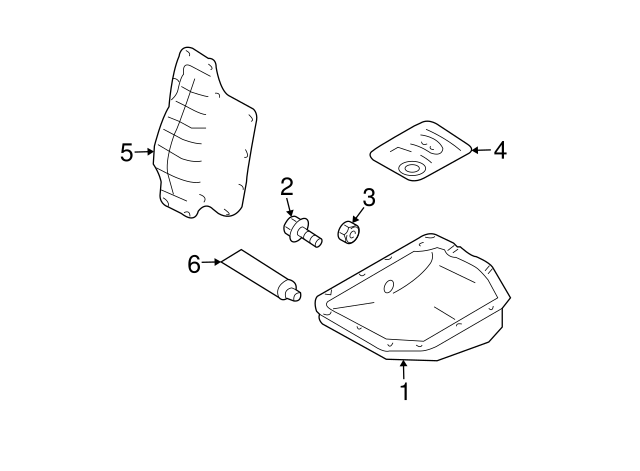 Genuine Trans Pan for 2000-2011 Hyundai Accent | Part# 45280-22100 ...