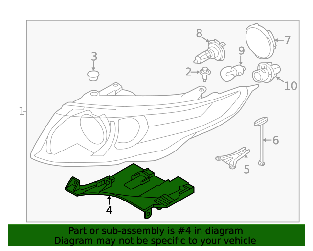Genuine OEM Mount Plate Part# LR044484 Fits 2012-2019 Land Rover Range ...