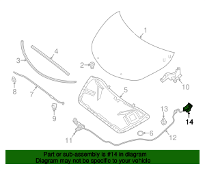 2013-2019 Nissan Release Handle 65622-3TA0A | OEM Parts Online