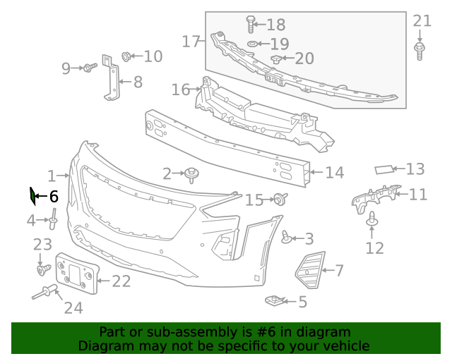 2019-2020 Cadillac CT6 OEM NEW 19-20 GM Tow Eye Cap COVER Front Bumper ...
