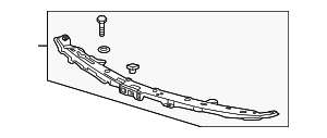 84478599 - Front Bumper Fascia Center Support 2019-2020 Cadillac CT6 ...