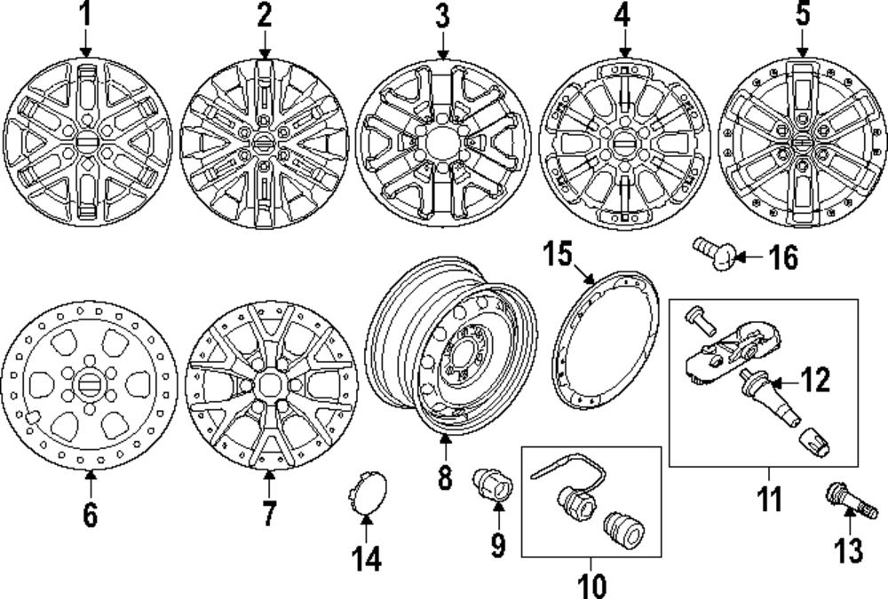 KL3Z-1007-D - Wheel Assembly 2019-2020 Ford F-150 | Big 3 Auto Parts