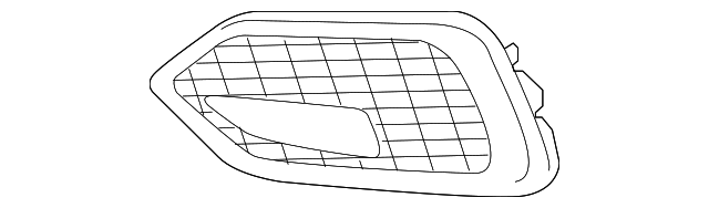 2017-2019 Honda Civic Garnish, R Front Bumper Side 71103-TGG-A00 | OEM ...