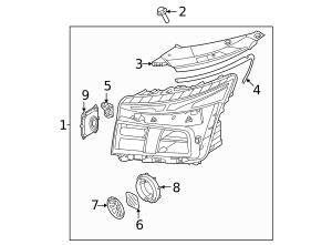 2021-2022 Hyundai Santa Fe Lower Bracket 92153-S2500 | OEM Parts Online
