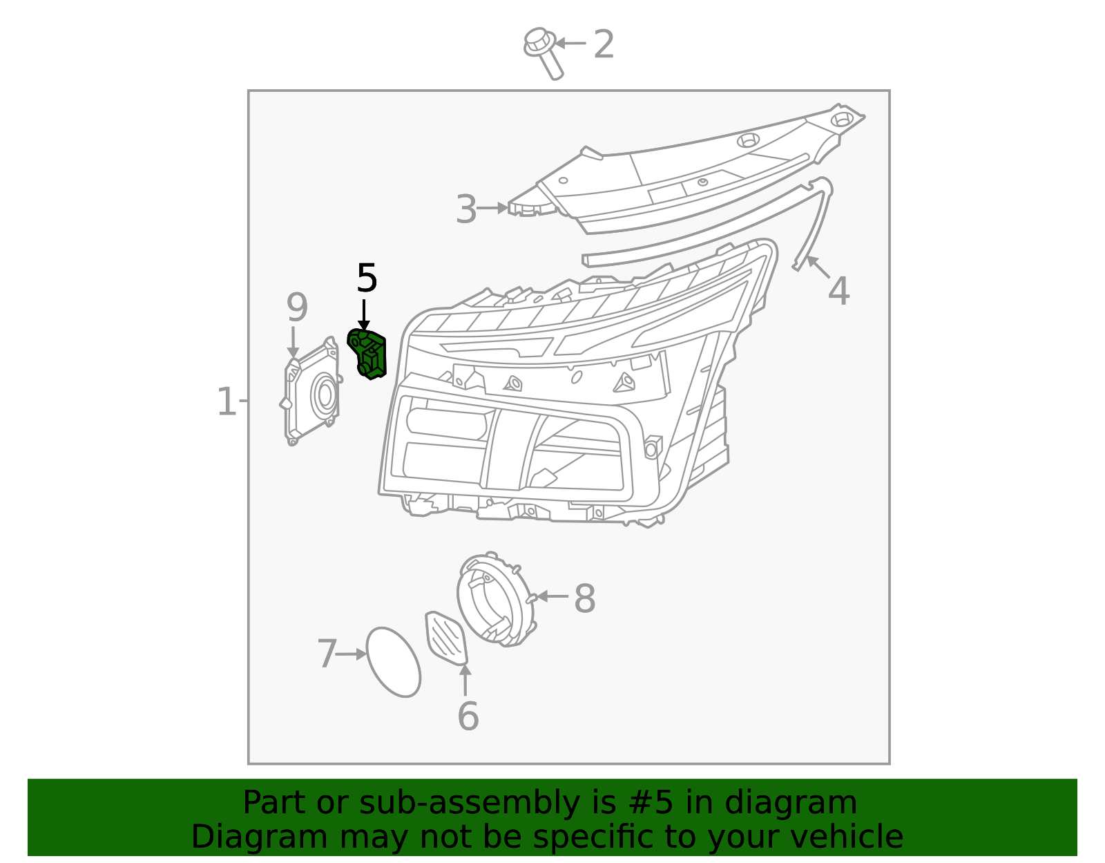 Genuine Lower Bracket for 2021-2023 Hyundai Santa Fe | Part# 92154 ...
