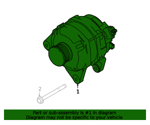 23100-9HF0A - Alternator 2023-2024 Nissan Altima | Nissan Parts ...