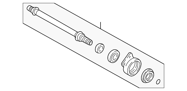 6L8Z-3A329-D - Intermediate Shaft - 2001-2008 Ford | Lasco Auto Parts