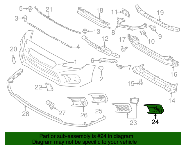 2018-2020 Subaru OEM NEW 2018-2020 Subaru WRX STI Bezel Right Hand ...