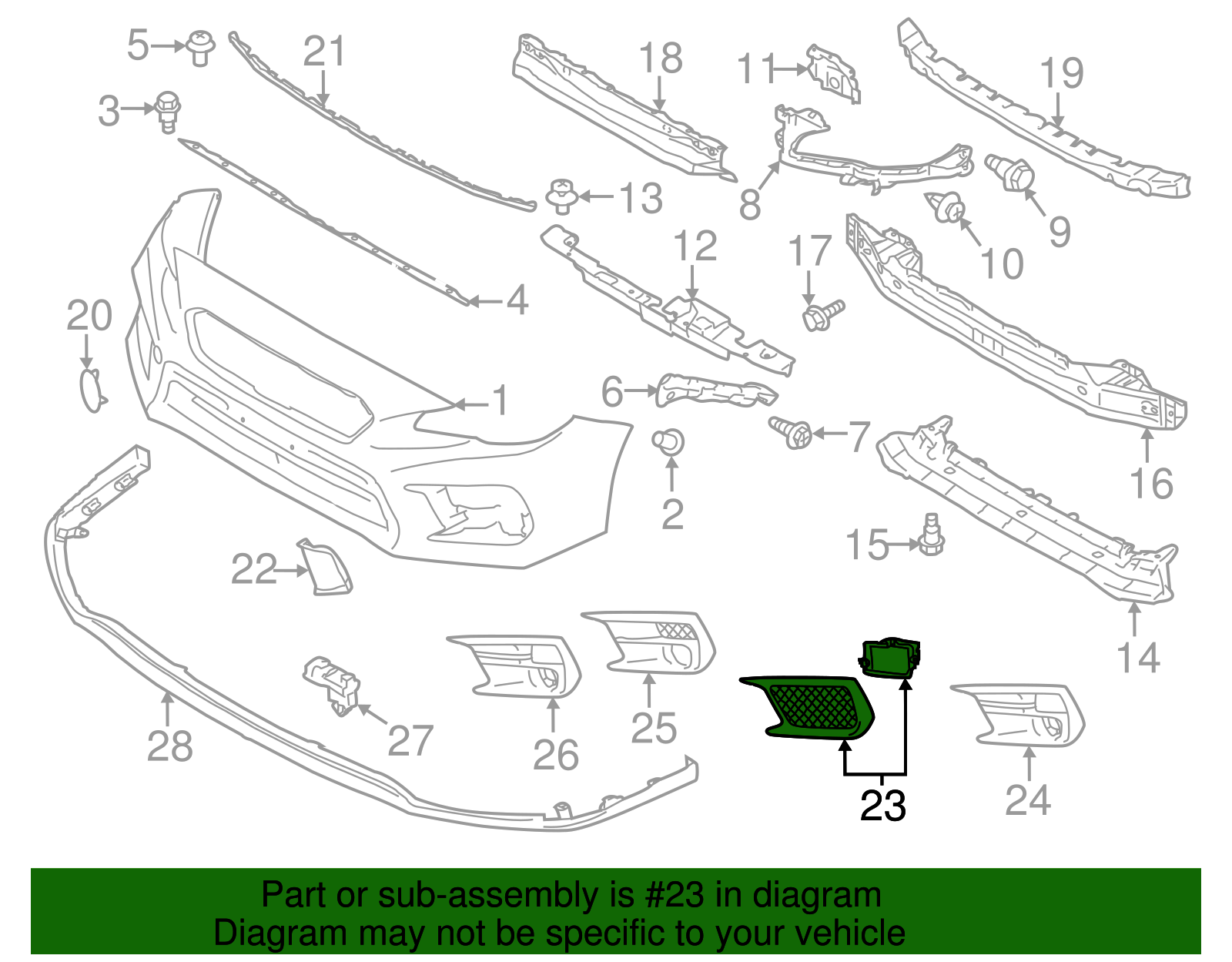 2020-2021 Subaru Bezel 57731VA500 | OEM Parts Online