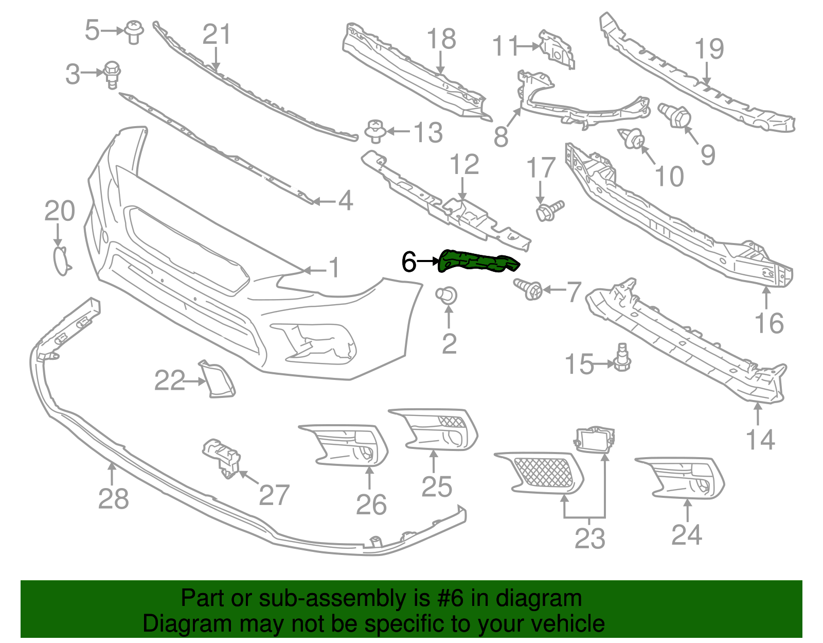 2015-2021 Subaru Retaining Bracket 57707VA020 | Subaru Parts Store