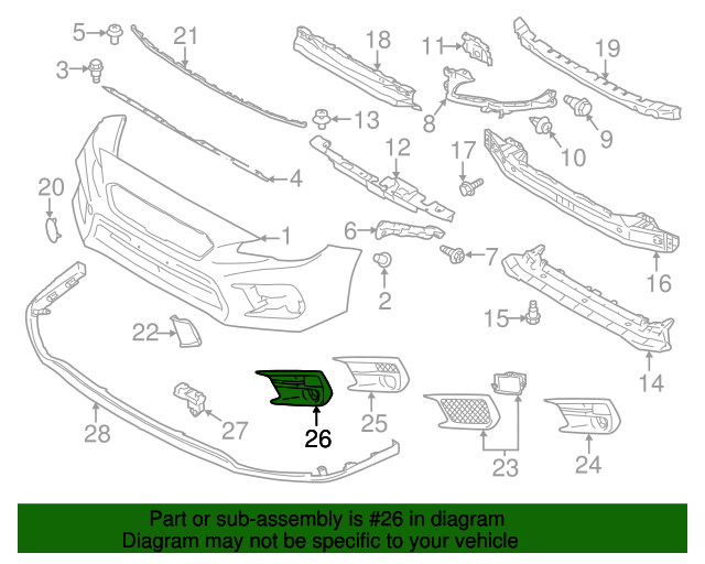 2018-2021 Subaru OEM NEW 2018-2020 Subaru WRX STI 2.0L Passenger Side ...