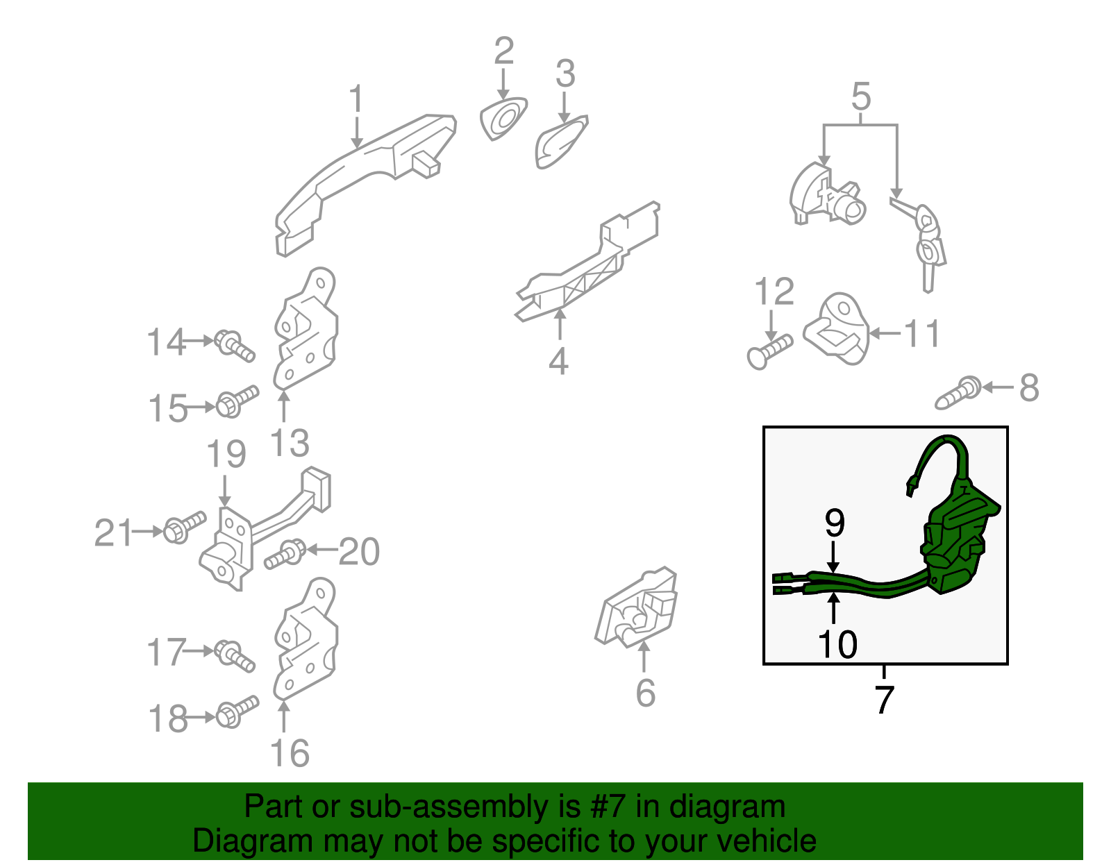2010-2017 Hyundai Tucson Door Lock Actuator Motor 81310-2S000 | Retail ...