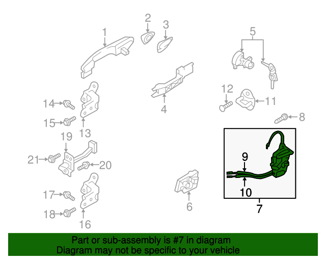 2010-2017 Hyundai Tucson Door Lock Actuator Motor 81310-2S000 | OEM ...