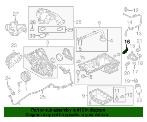 2020-2024 Ford Adapter Gasket lc3z6840a | TascaParts.com