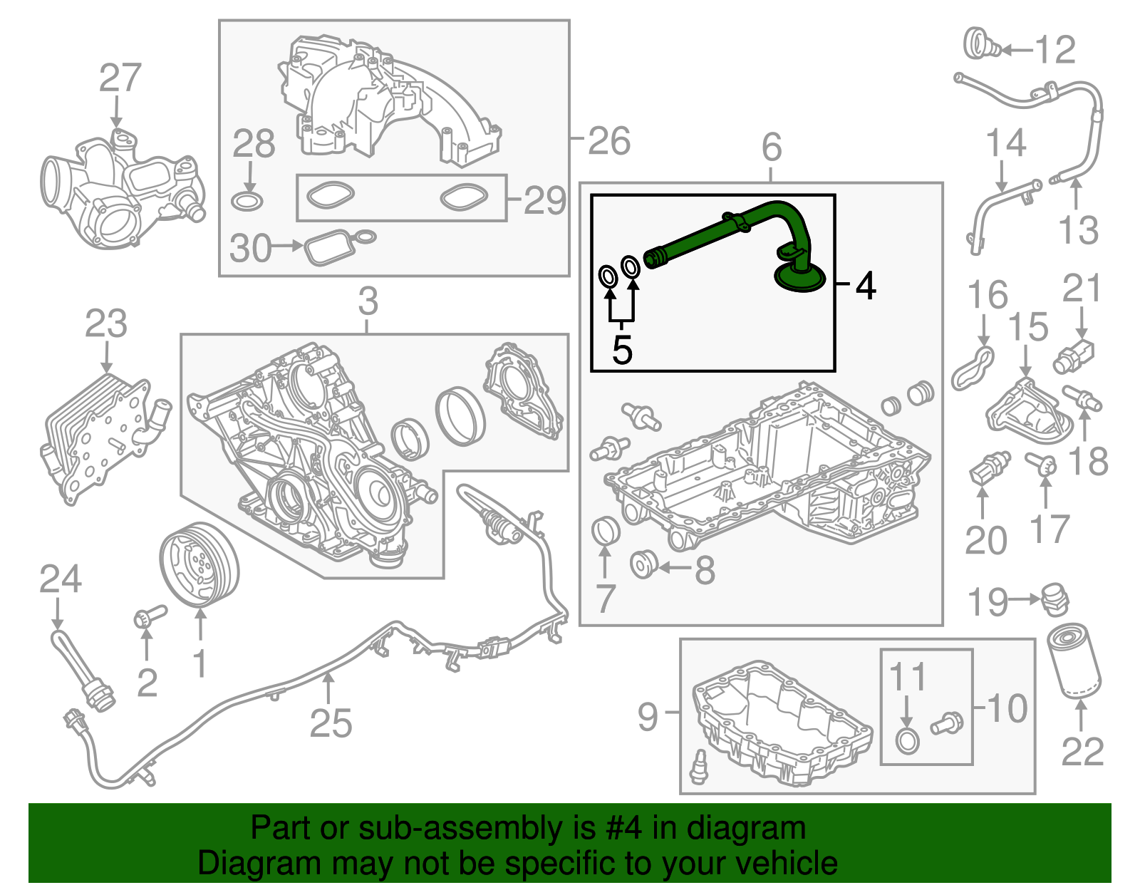 LC3Z-6622-A - Oil Pick-Up 2020-2024 Ford | AutoNation Parts