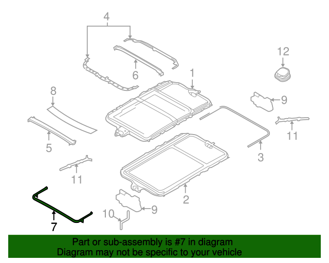 Genuine BMW 54-13-7-171-811 | Air Deflector | FREE Shipping on Most ...