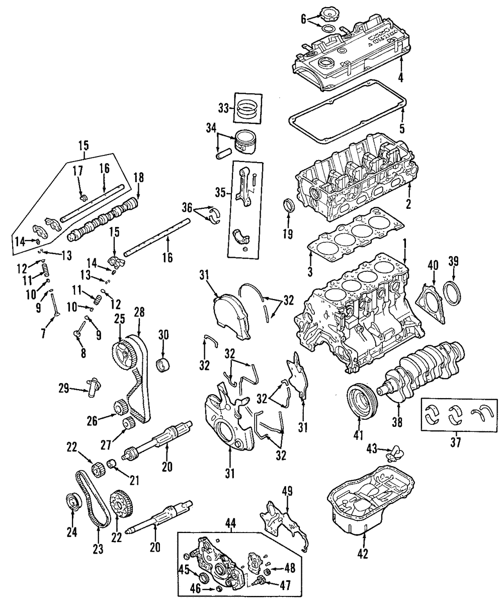 MD359158 - Rear Main Seal 1992-2012 Mitsubishi | Mitsubishi Direct Parts