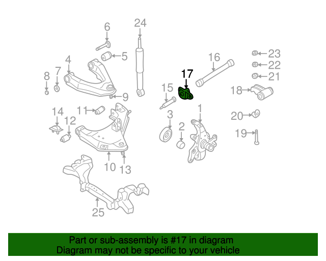 1986-2004 Nissan Torque Arm 54080-01G10 | OEM Parts Online