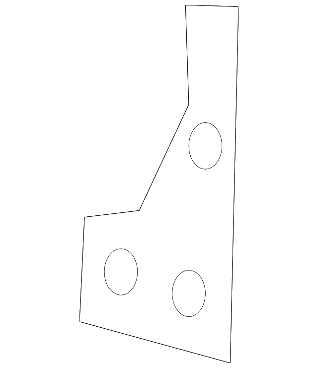 2019-2020 Ram 1500 Outer Pillar Lower Plate 68362750AB | TascaParts.com