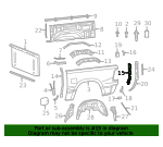 2019-2020 Ram 1500 Closure Panel 68481551AA | TascaParts.com