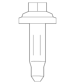 2006-2024 Mopar Splash Shield Screw 06104388AA | Mopar Parts Canada