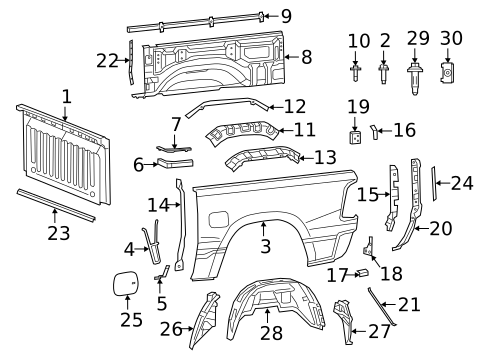 Front & Side Panels for 2019 Ram 1500 | Mopar Parts