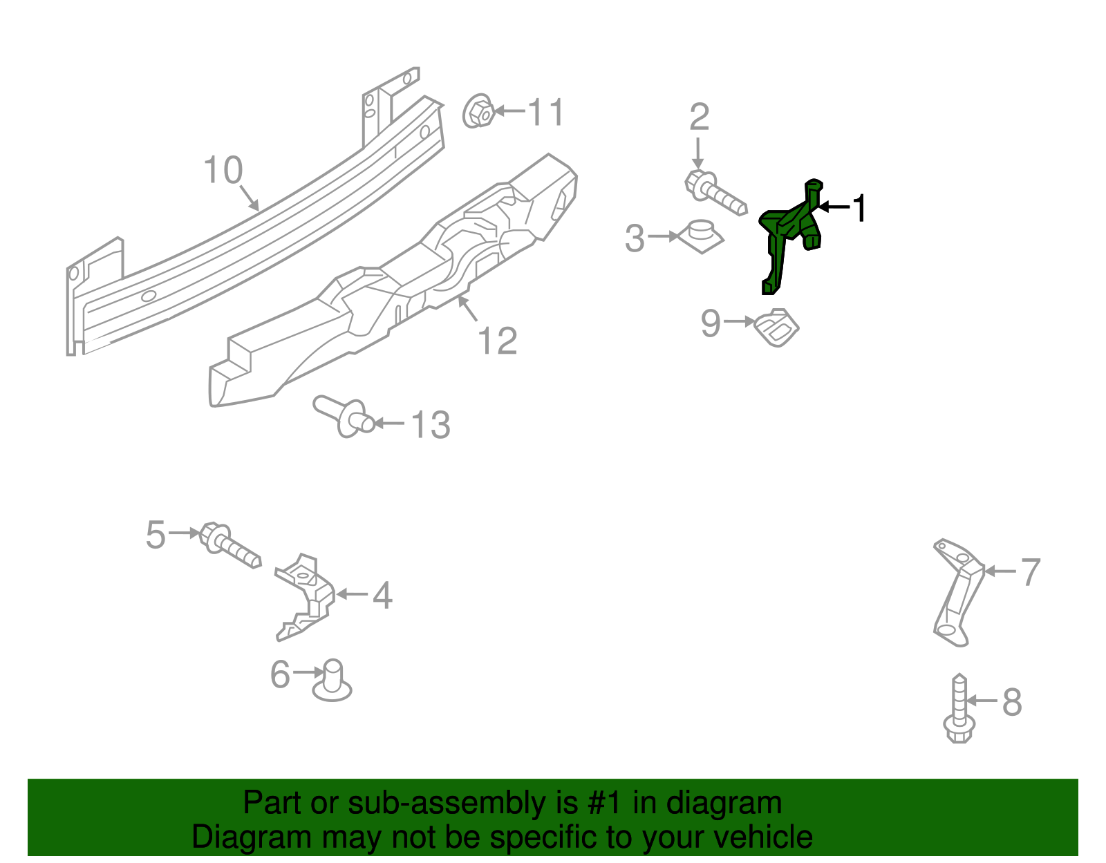 N243-50-161A - Lower Bracket 2016-2024 Mazda MX-5 Miata | Florida Mazda ...