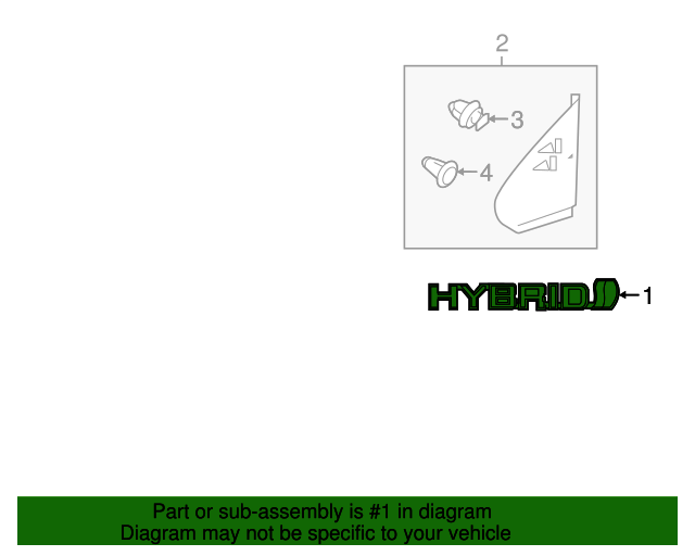 75374-47150 - Nameplate 2016-2022 Toyota | Longo Toyota Parts