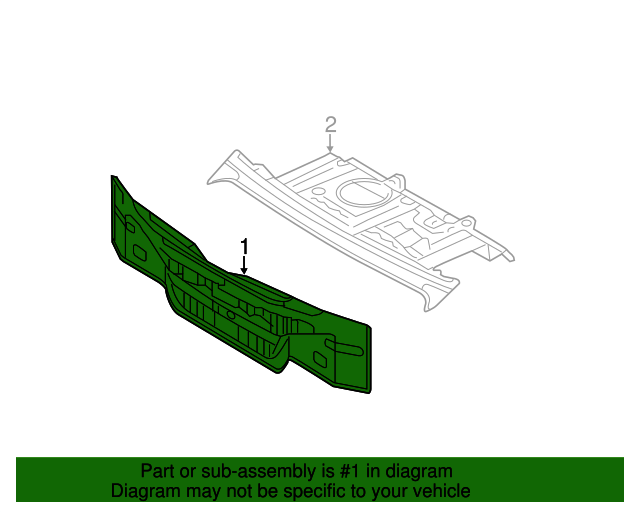 69100-2T000 - Rear Body Panel 2011-2016 Kia Optima | Kia Cheap Parts
