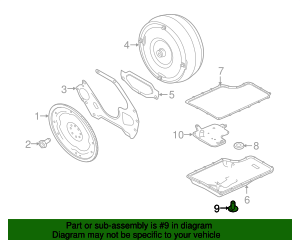 Genuine OEM Ford Part - Drain Plug F81Z-6730-AA | Genuine OEM Ford ...