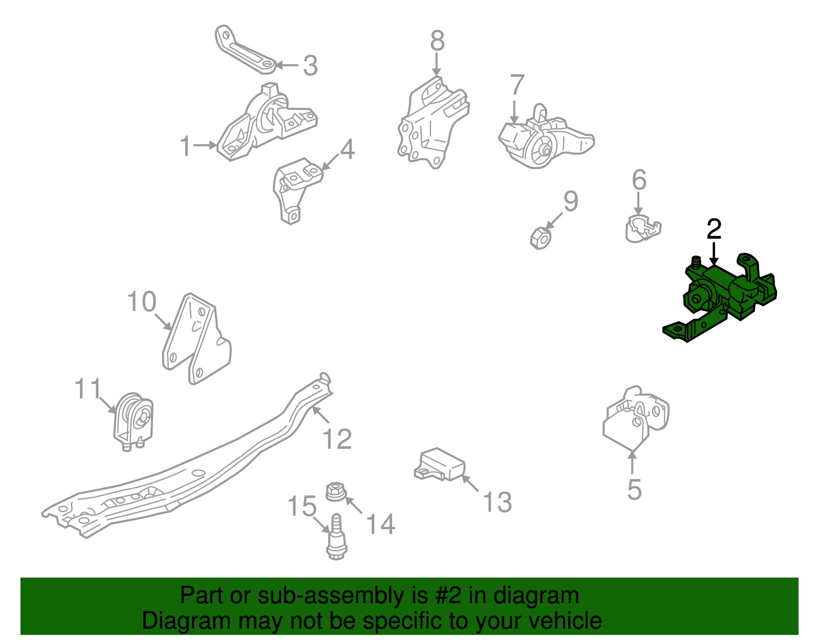 BL3K-39-070A - Side Mount - 2001-2003 Mazda | Mazda Parts Factor
