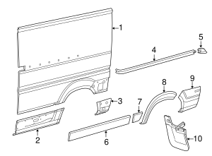 Lower Panel 68095756AB | TascaParts.com