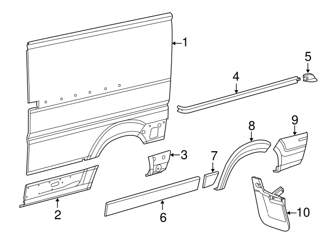 5NC53LAHAA - Molding - 2014-2018 Ram | Mopar Parts Canada