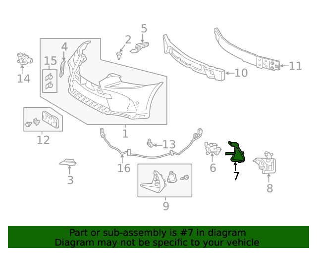 2021 Lexus Outer Grille 53112-53400 | OEM Parts Online