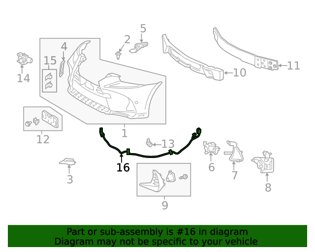 82114-53110 - Harness - 2021 Lexus | MyLexusParts
