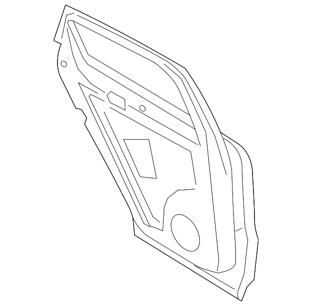2019-2024 Porsche Cayenne Door Shell 9Y0-833-052-DY-GRV | OEM Parts Online