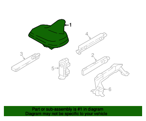 4M0-035-503-Q-GRU - Radio Antenna Assembly 2020-2024 Audi ...