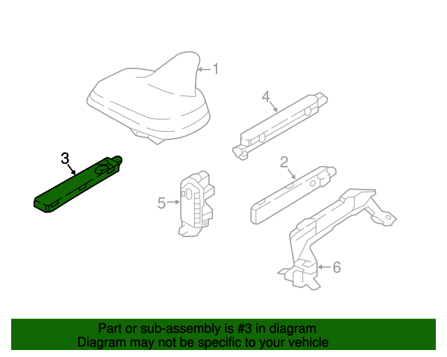 4M0-035-504 - Antenna Booster 2017-2024 Audi | AutoNationParts.com