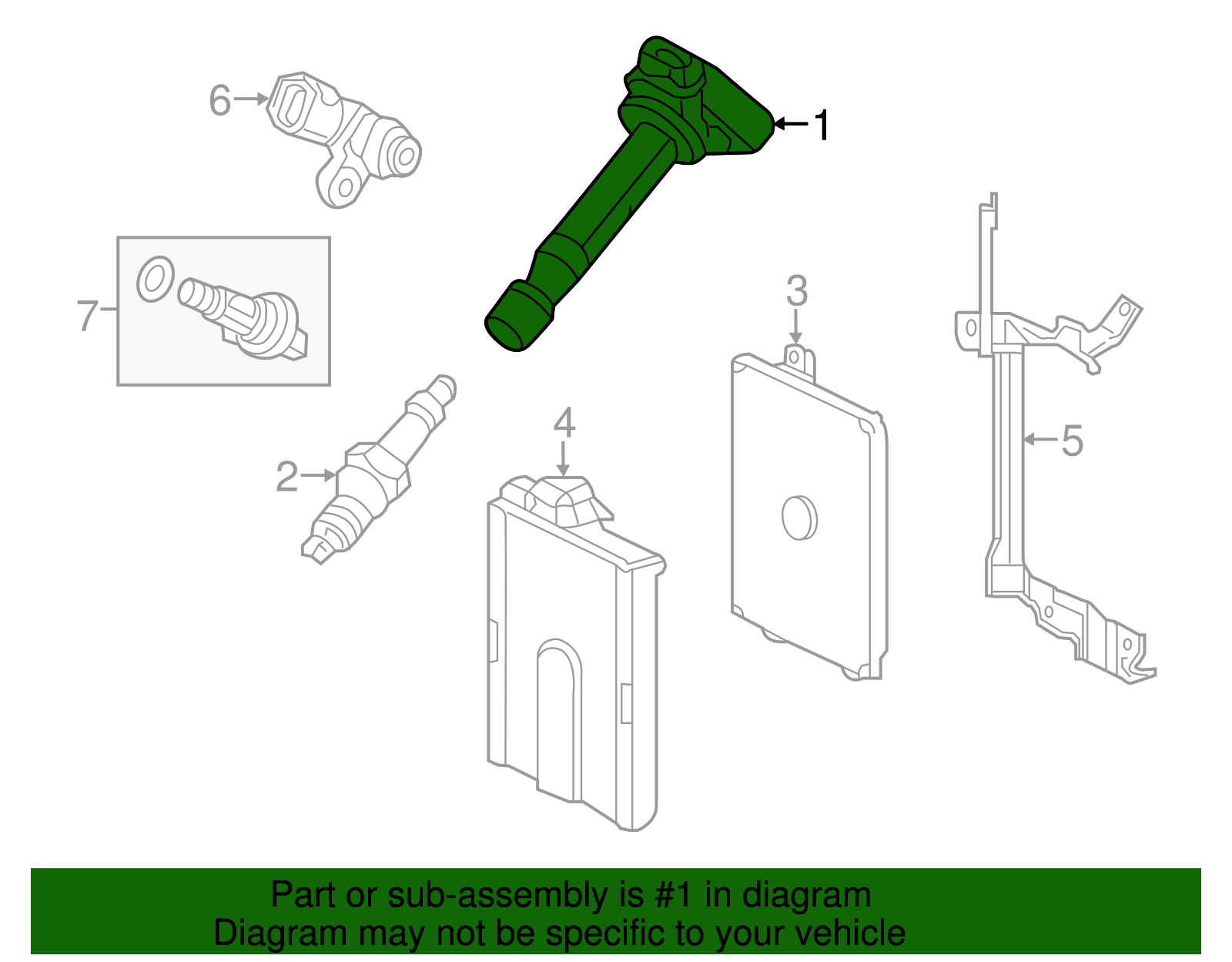 2014-2025 Acura Ignition Coil 30520-5G0-A01 | OEMAcuraPart