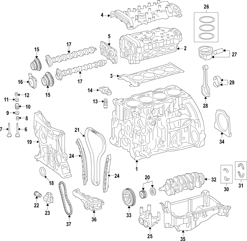 2017-2018 Infiniti Q60 Bearing 12223-2V70A | INFINITI OF WEST CHESTER